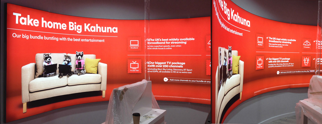 Fabric Face Led Light Box | UK Manufacturer - NES Solutions