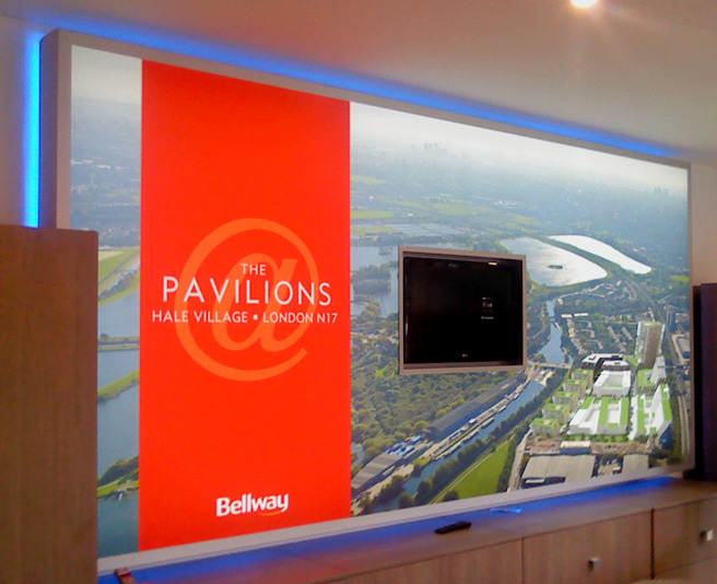 Fabric Face Led Light Box | UK Manufacturer - NES Solutions